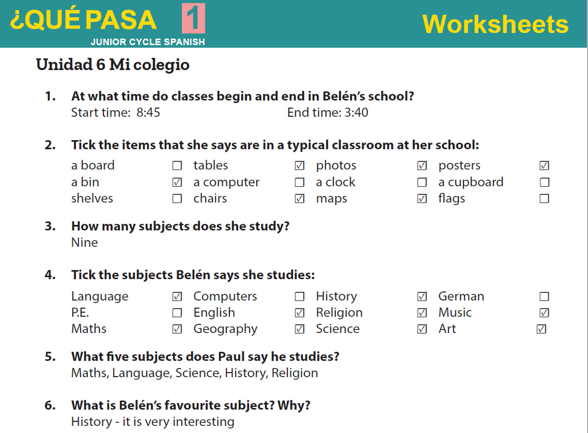 Que Pasa 1 Digital – Edco Books and Programmes